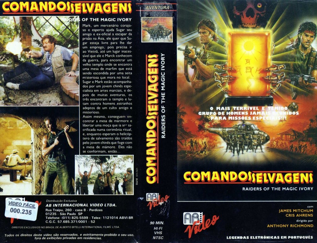 More than 50 Brazilian VHS covers – deep fried movies